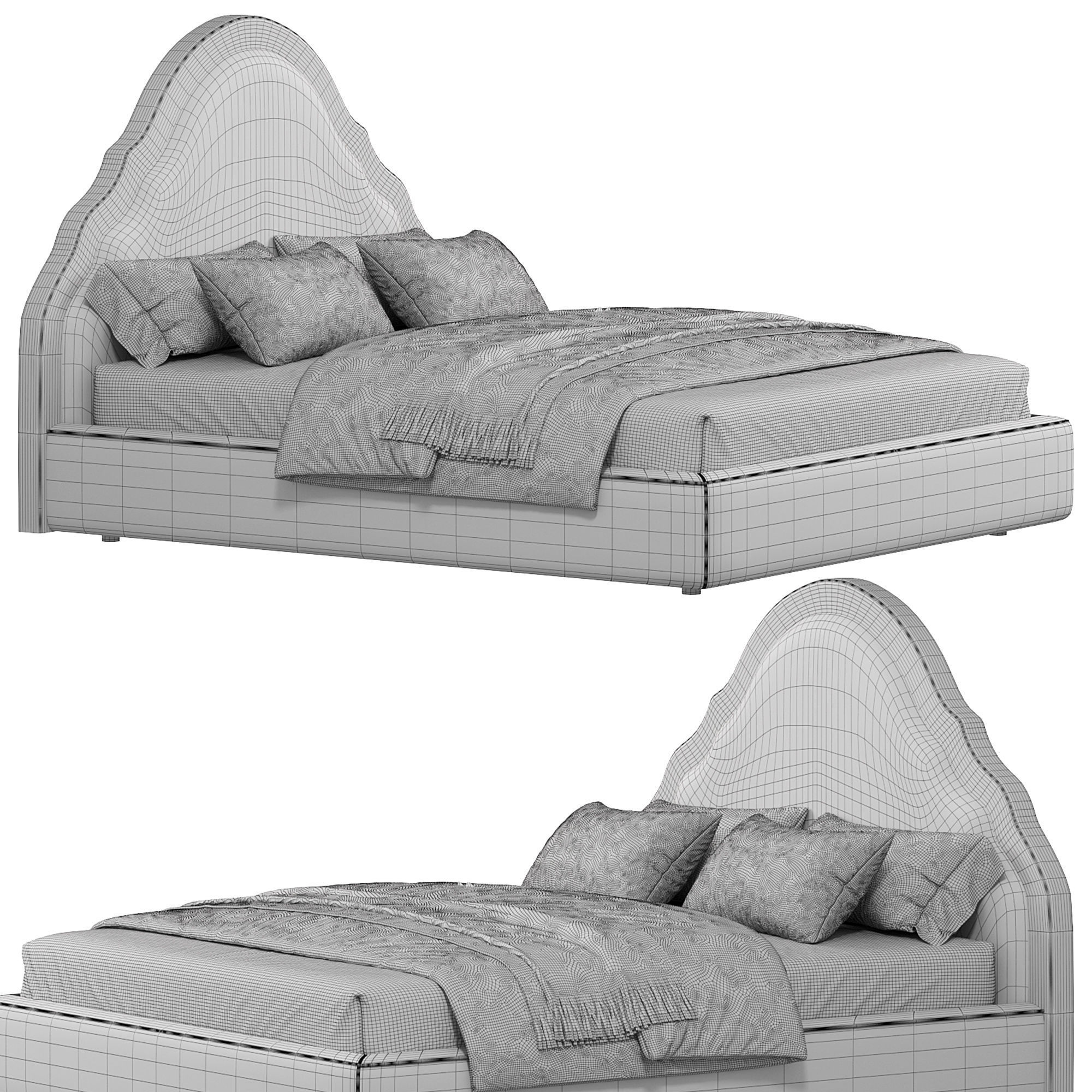 Celine Bed By Twils 3D model | CGTrader