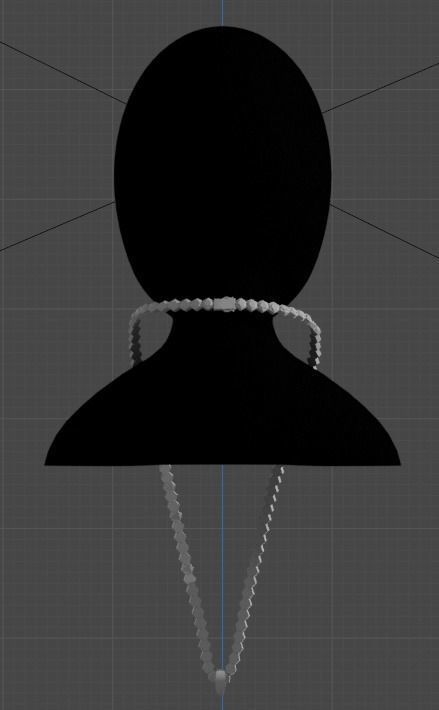 3D model Immerse yourself in a World of Cuban Chain Art VR / AR / low ...