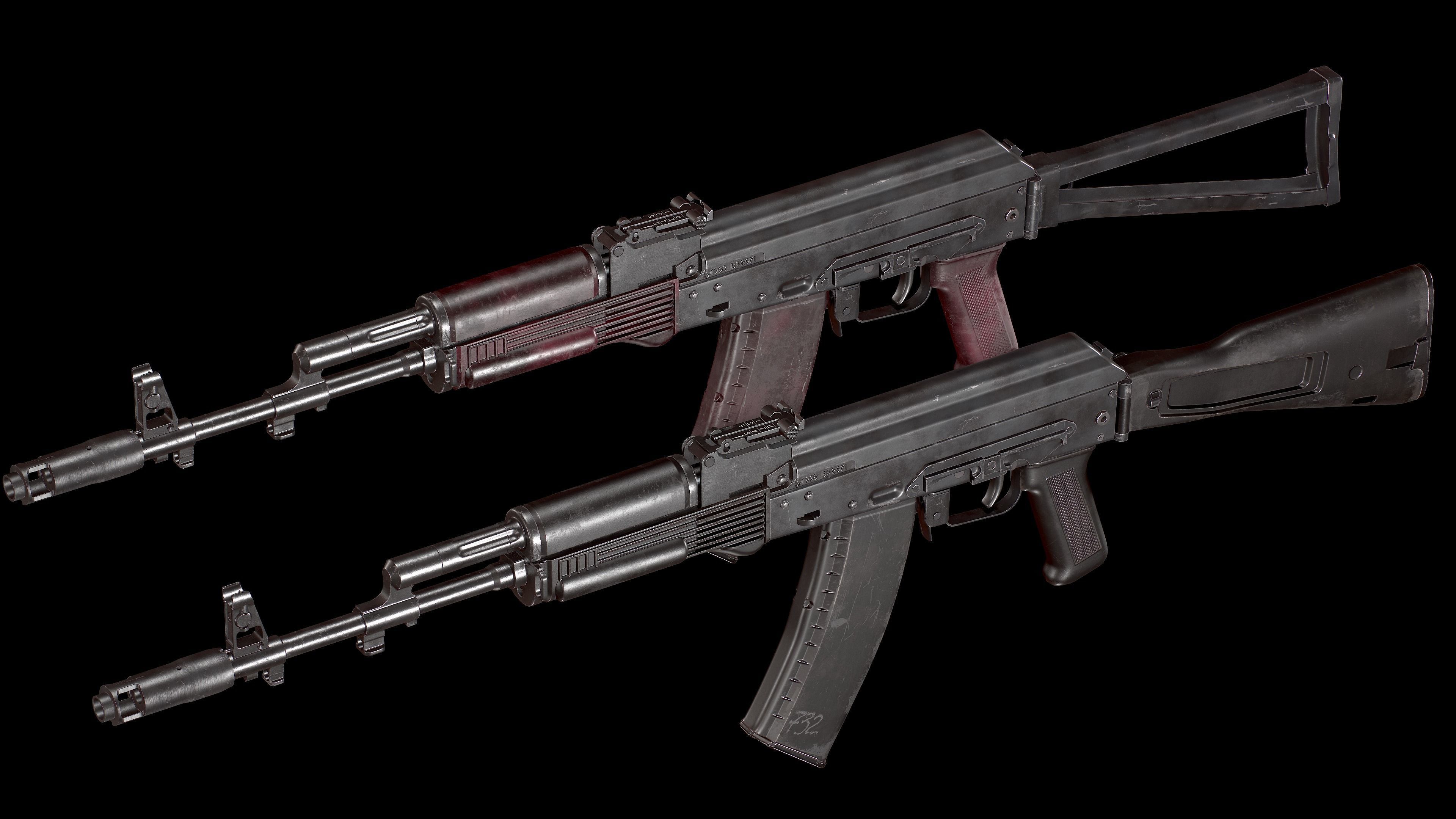 3D model AK74M VR / AR / low-poly | CGTrader