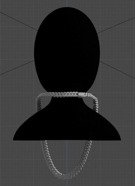 3D model Discover the Magic of Digital Art cuban chain VR / AR / low ...