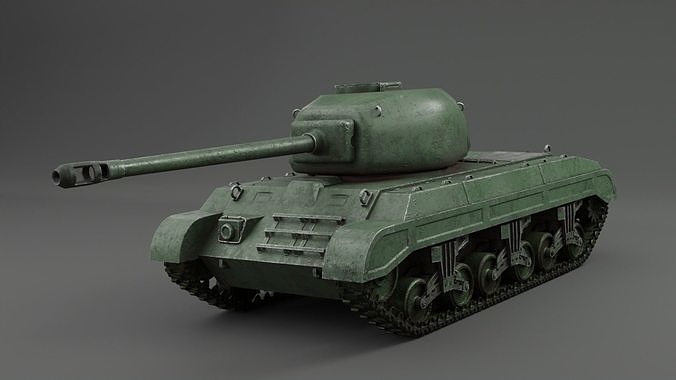 3D model Medium Tank T23 Panzer T23 Mid Poly VR / AR / low-poly | CGTrader