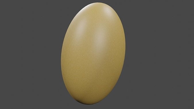 egg with procedural texture free VR / AR / low-poly 3D model rigged ...