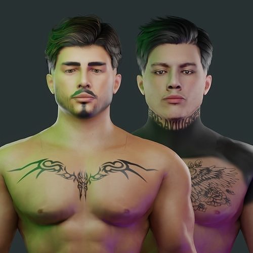 X2 MALE AVATAR BASED IN AVATURN - S Y - edition FREE CHARACTER free VR ...