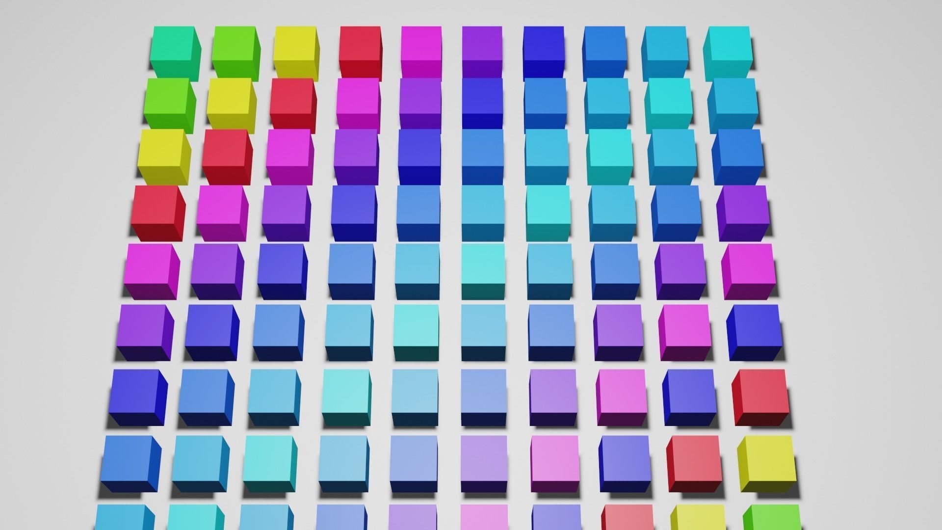 CUBES WITH COLOR free VR / AR / low-poly 3D model | CGTrader