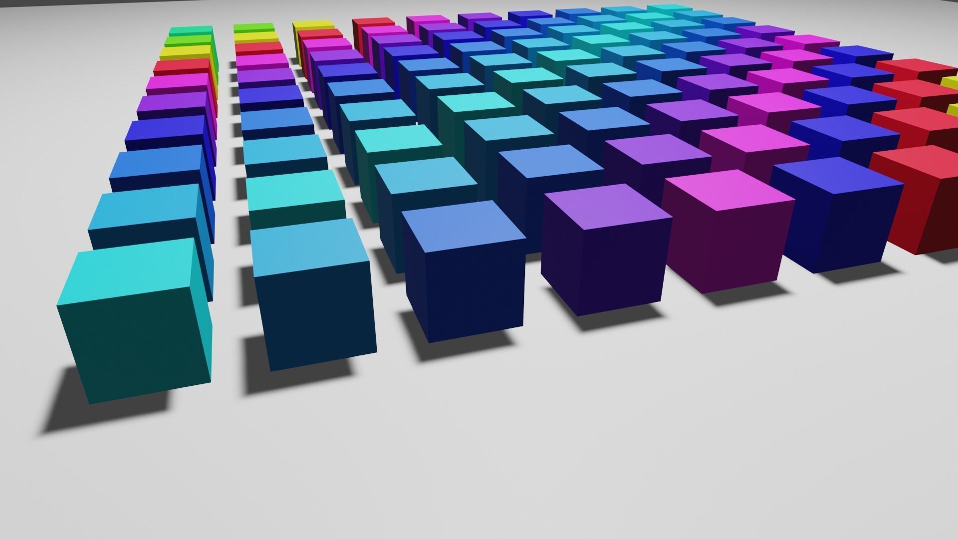 CUBES WITH COLOR free VR / AR / low-poly 3D model | CGTrader