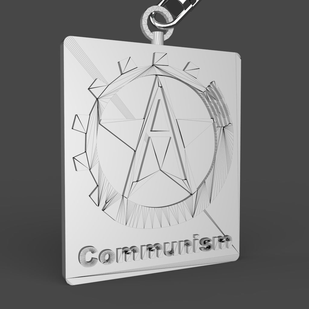 Communism Symbol 3D Printable Key chain 3D model 3D printable | CGTrader