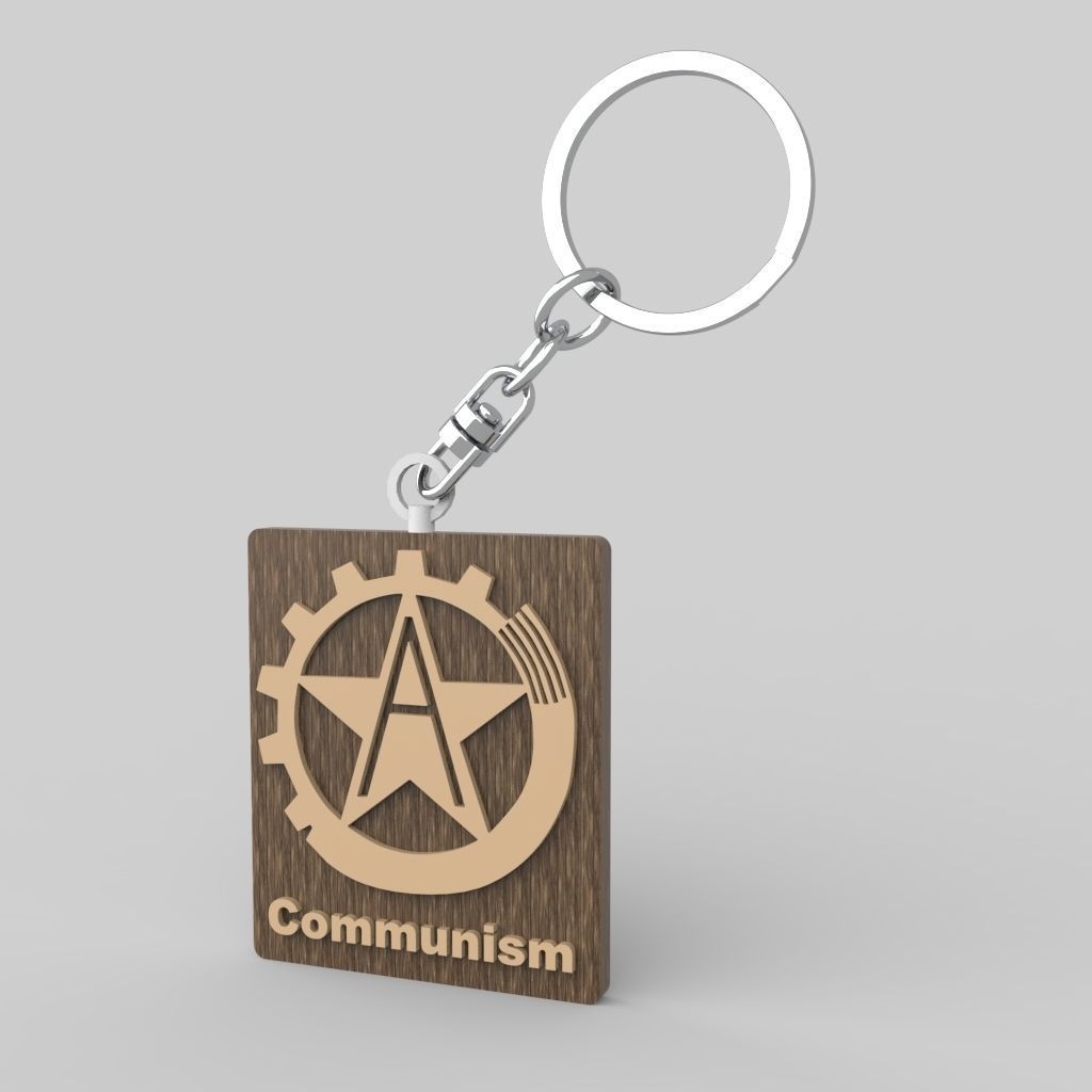 Communism Symbol 3D Printable Key chain 3D model 3D printable | CGTrader