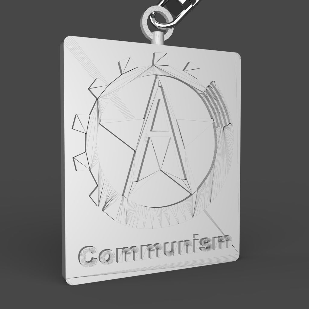Communism Symbol 3D Printable Key chain 3D model 3D printable | CGTrader
