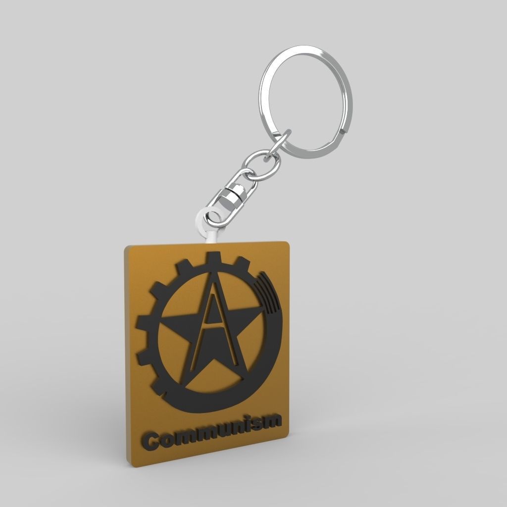 Communism Symbol 3D Printable Key chain 3D model 3D printable | CGTrader