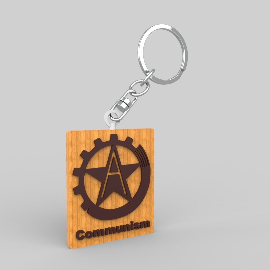 Communism Symbol 3D Printable Key chain 3D model 3D printable | CGTrader