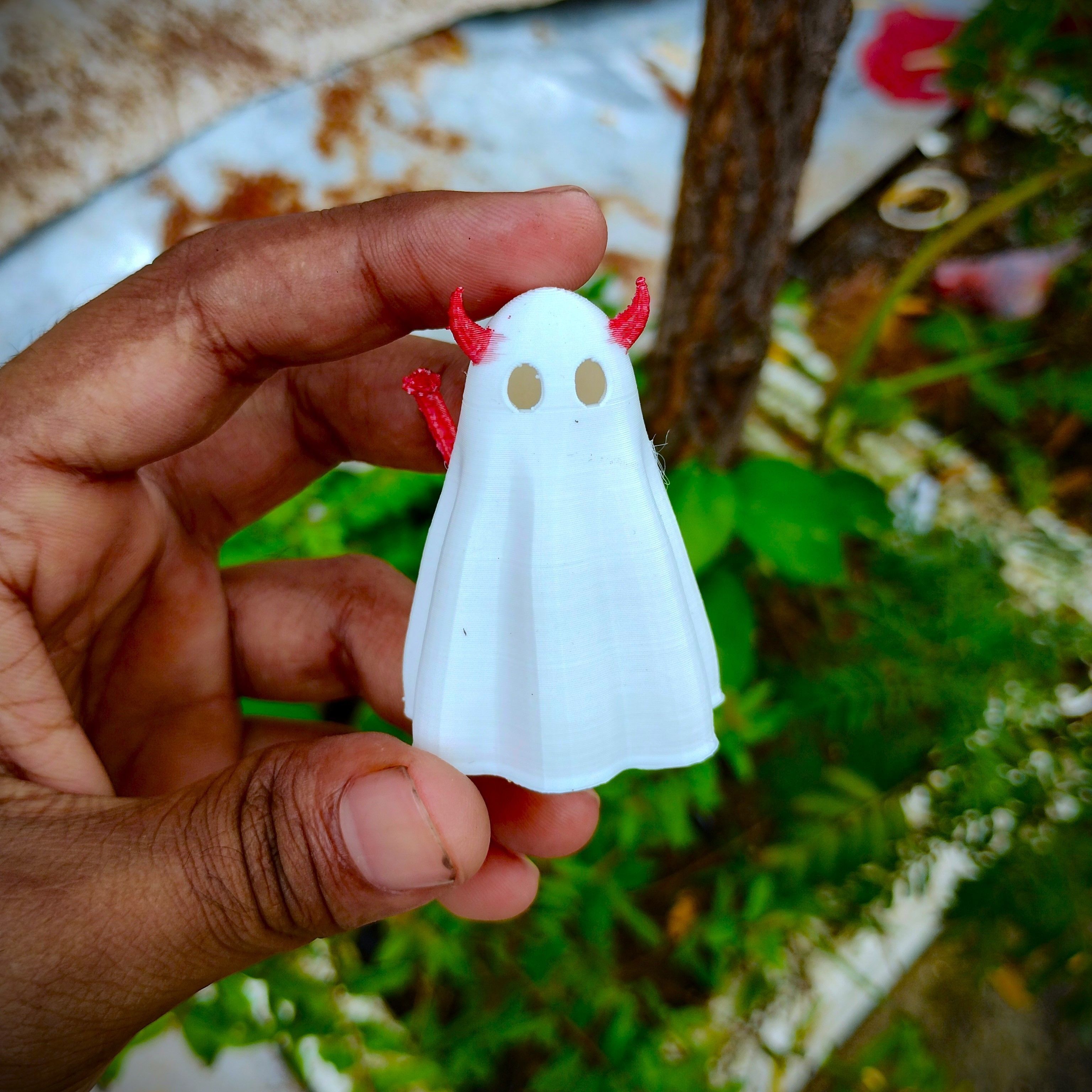 Cute little Devil Ghost 3D model 3D printable | CGTrader