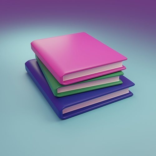 3D book free 3D model | CGTrader