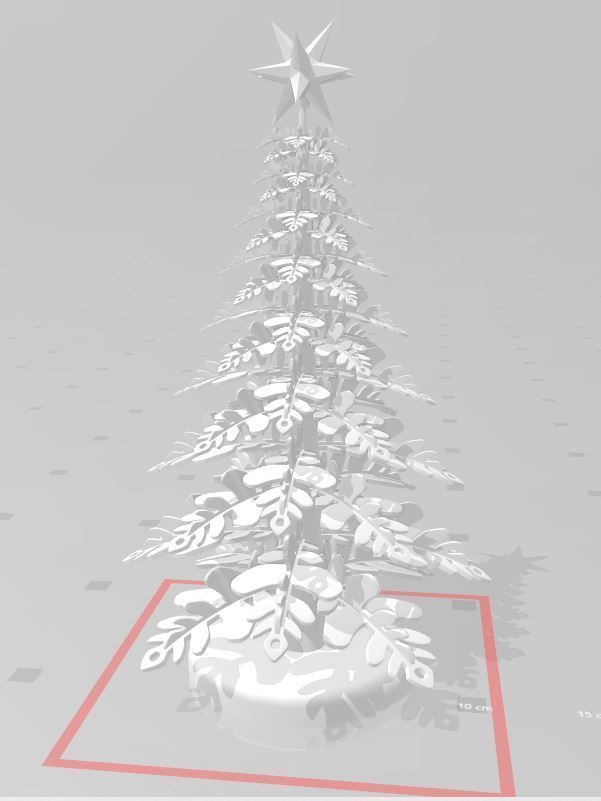 Printable christmas tree 3D model 3D printable | CGTrader