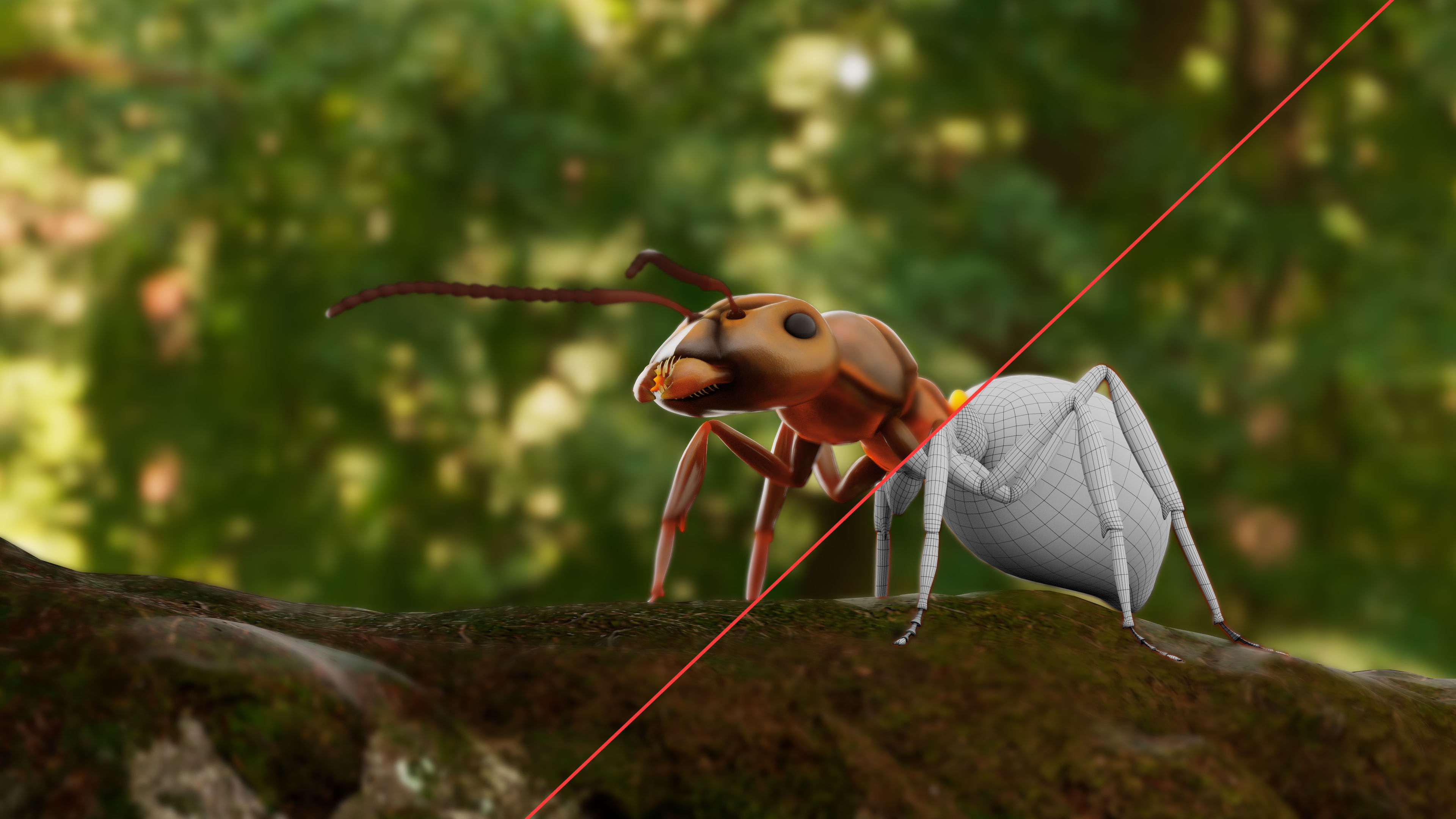 3D model Realistic ant 3D Model VR / AR / low-poly | CGTrader