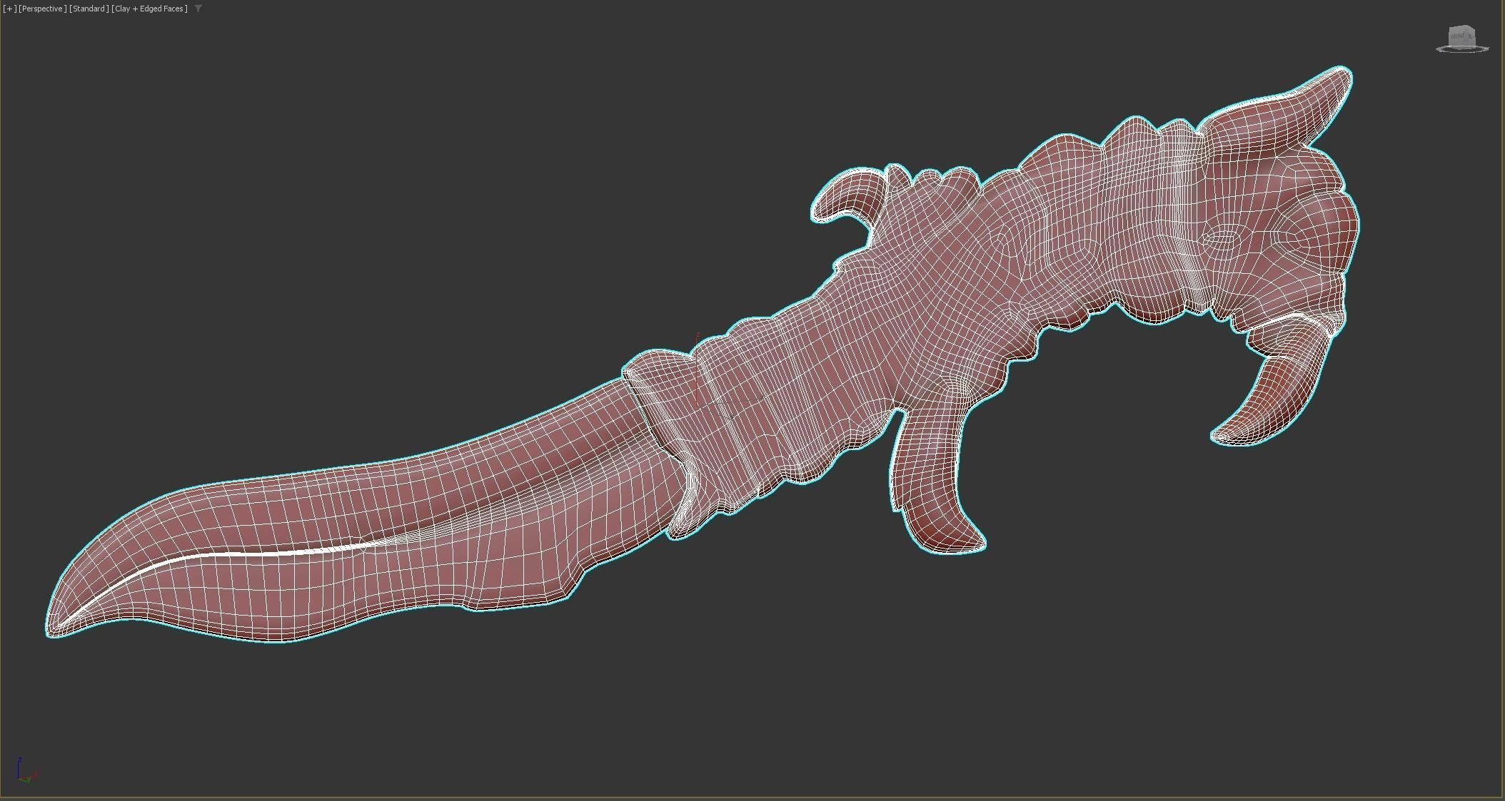 3D model Skinning Knife VR / AR / low-poly | CGTrader
