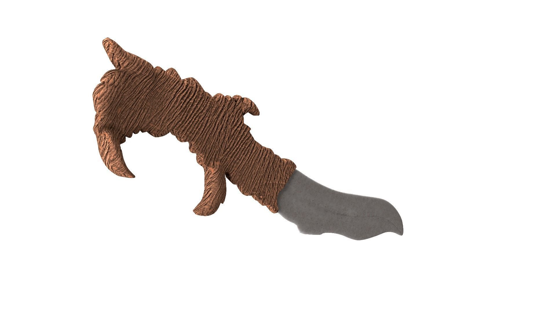 3D model Skinning Knife VR / AR / low-poly | CGTrader