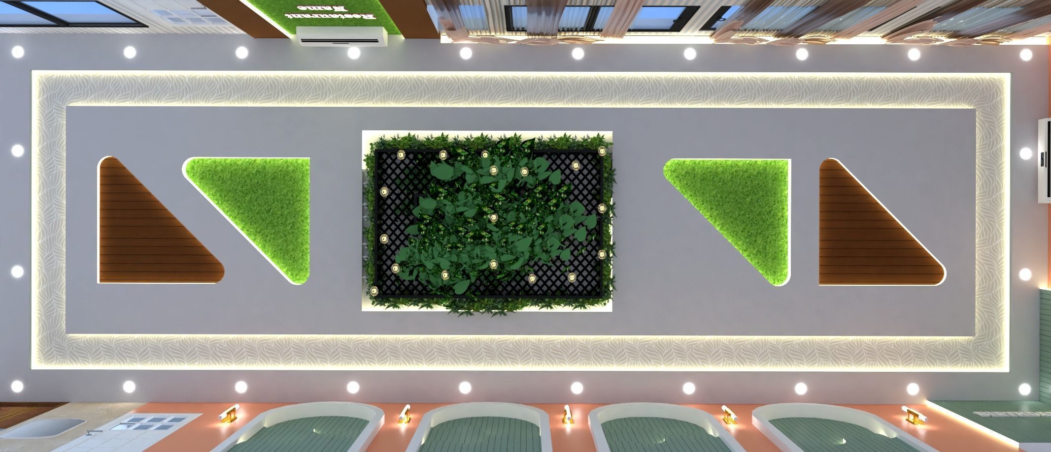 RESTAURANT INTERIOR 3D DESIGN 3D model | CGTrader