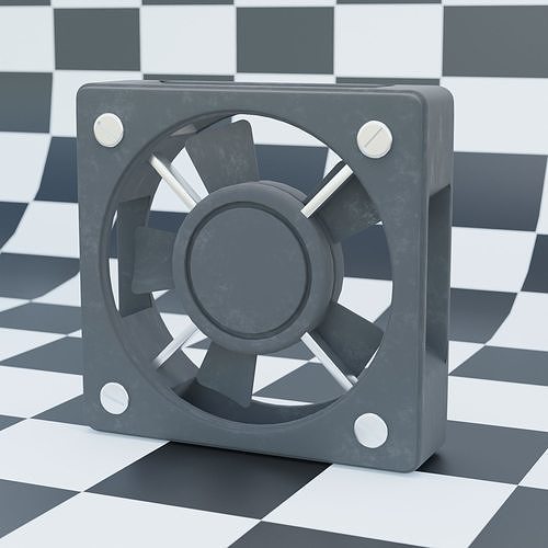PC fan 3D Modell 3D model | CGTrader