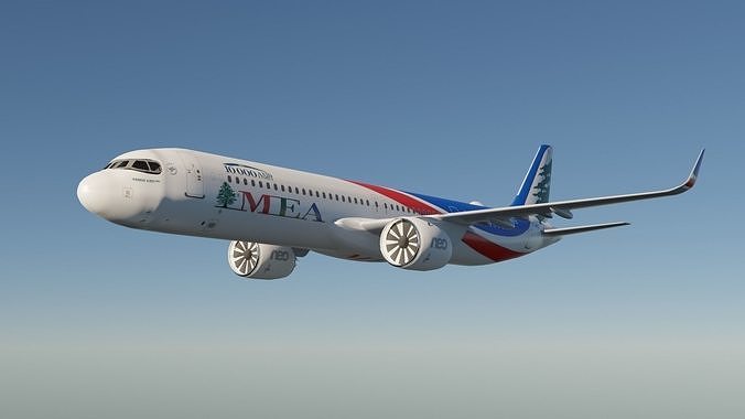 3D model Middle East Airlines A321 Neo 321 nx more liveries in desc VR ...