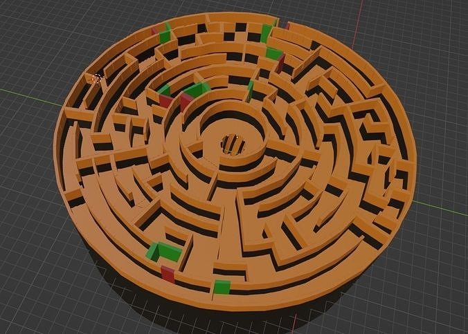 3D model A Maze VR / AR / low-poly | CGTrader