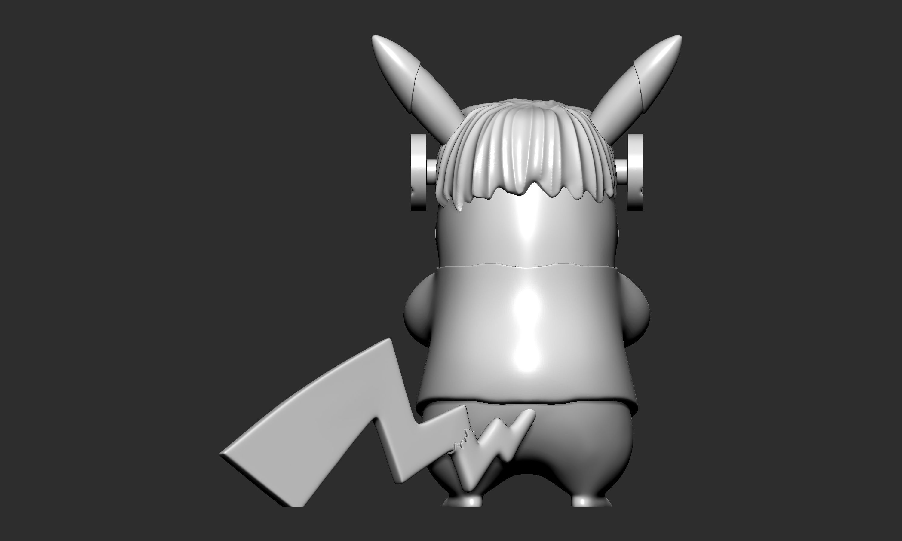 Pokemon - Pikachu Frankenstein Halloween 3D model 3D printable | CGTrader