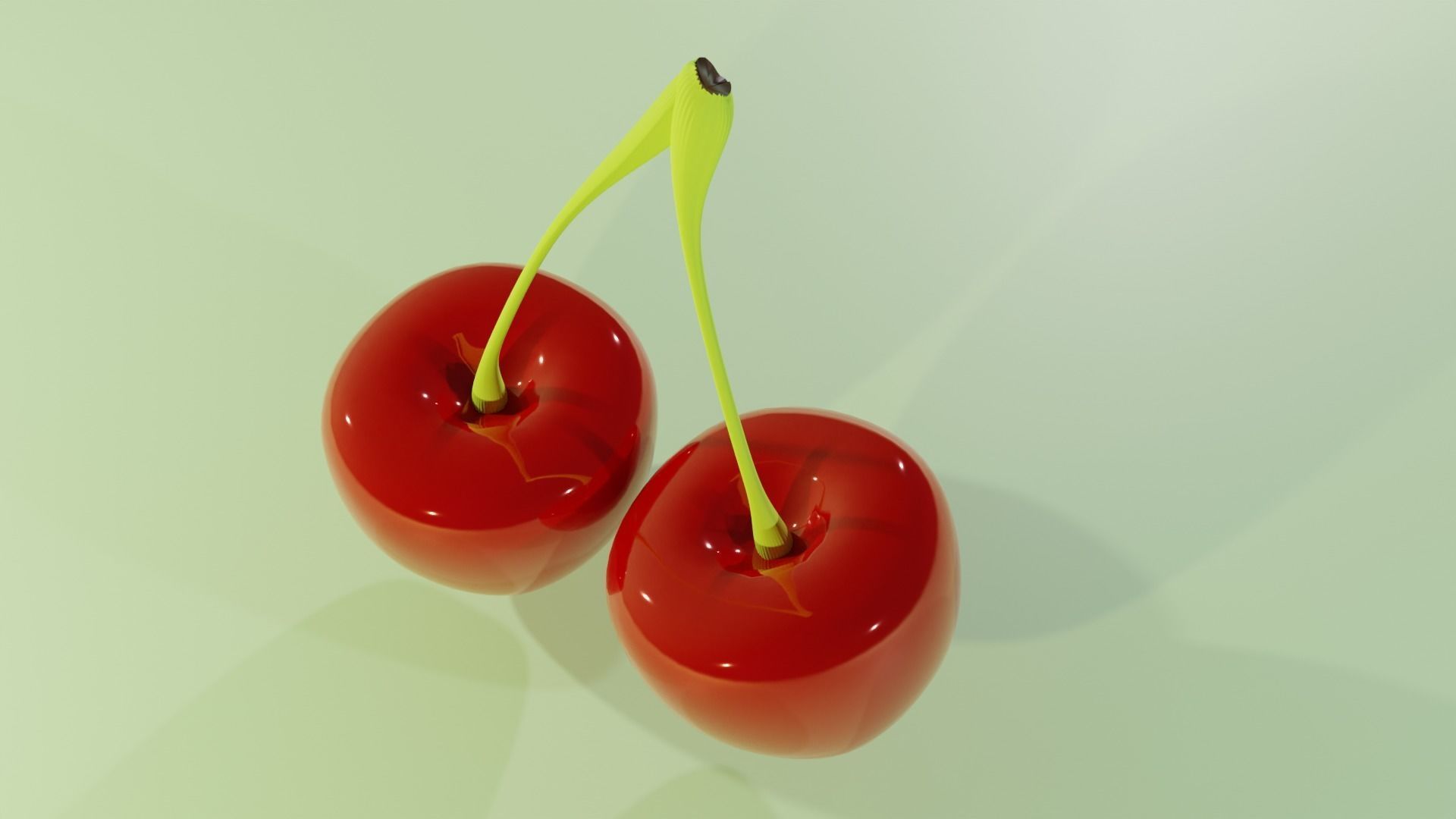 Red Cherries free 3D model | CGTrader