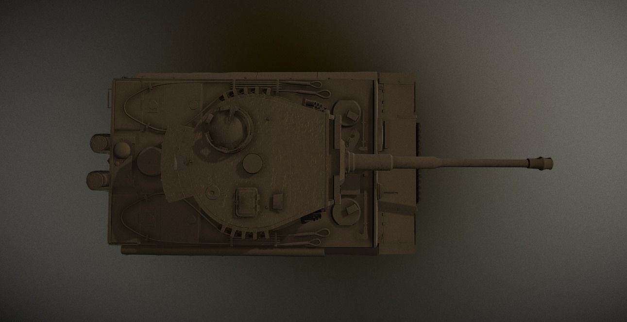 3D model Tiger H1 Tank VR / AR / low-poly | CGTrader