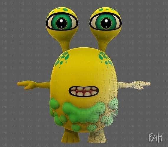 3D model Monster V08 VR / AR / low-poly | CGTrader