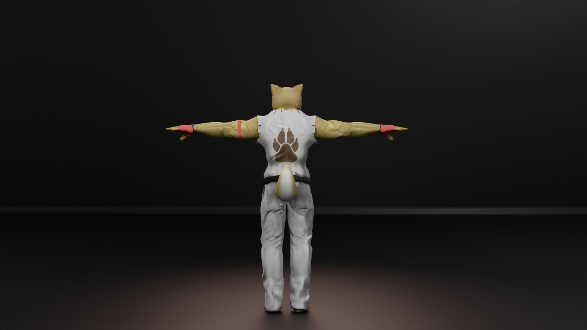 3D model Stylised fighter Game Ready 3D model - UE5 Low-poly 3D model ...