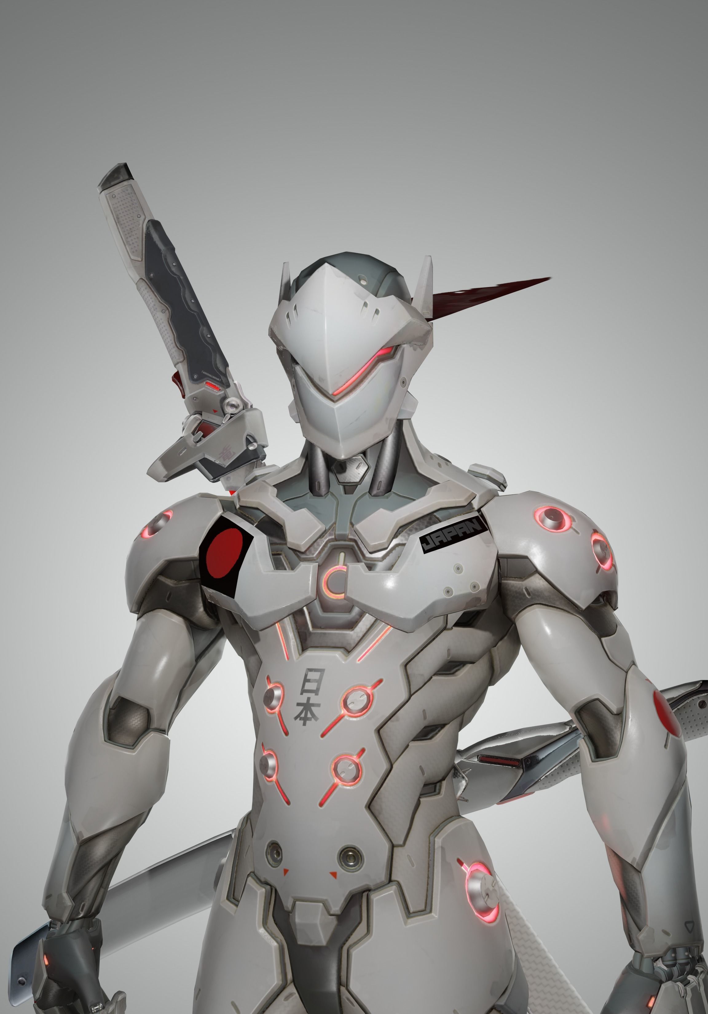 3D model Nihon Genji 3D Overwatch VR / AR / low-poly | CGTrader
