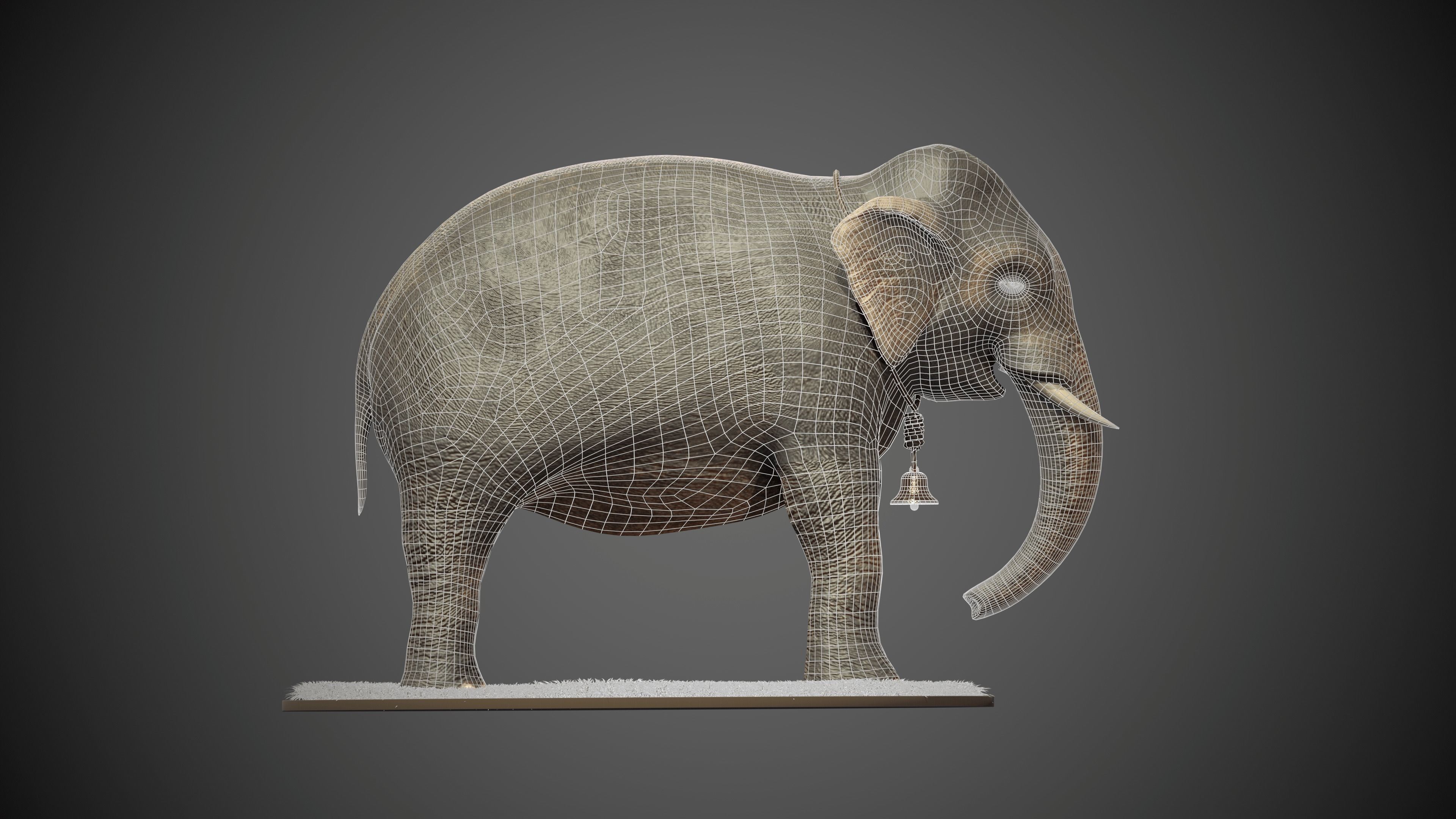 3D model Elephant Low-poly 3D model VR / AR / low-poly | CGTrader