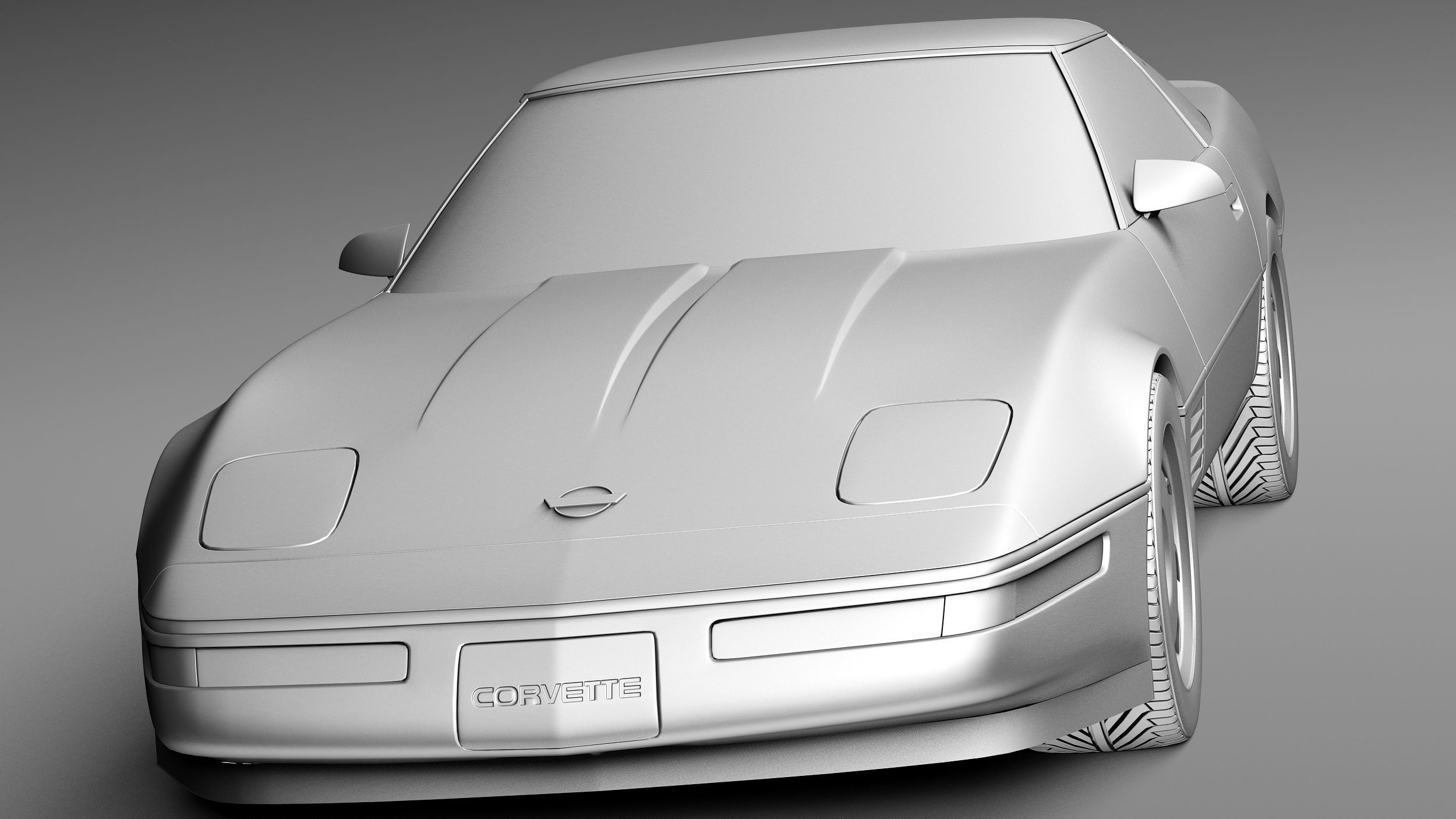 Chevrolet Corvette C4 ZR1 3D model | CGTrader