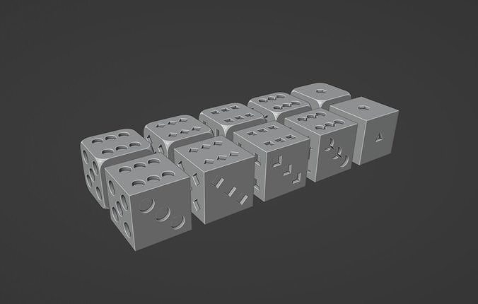 Dices 3D model 3D printable | CGTrader