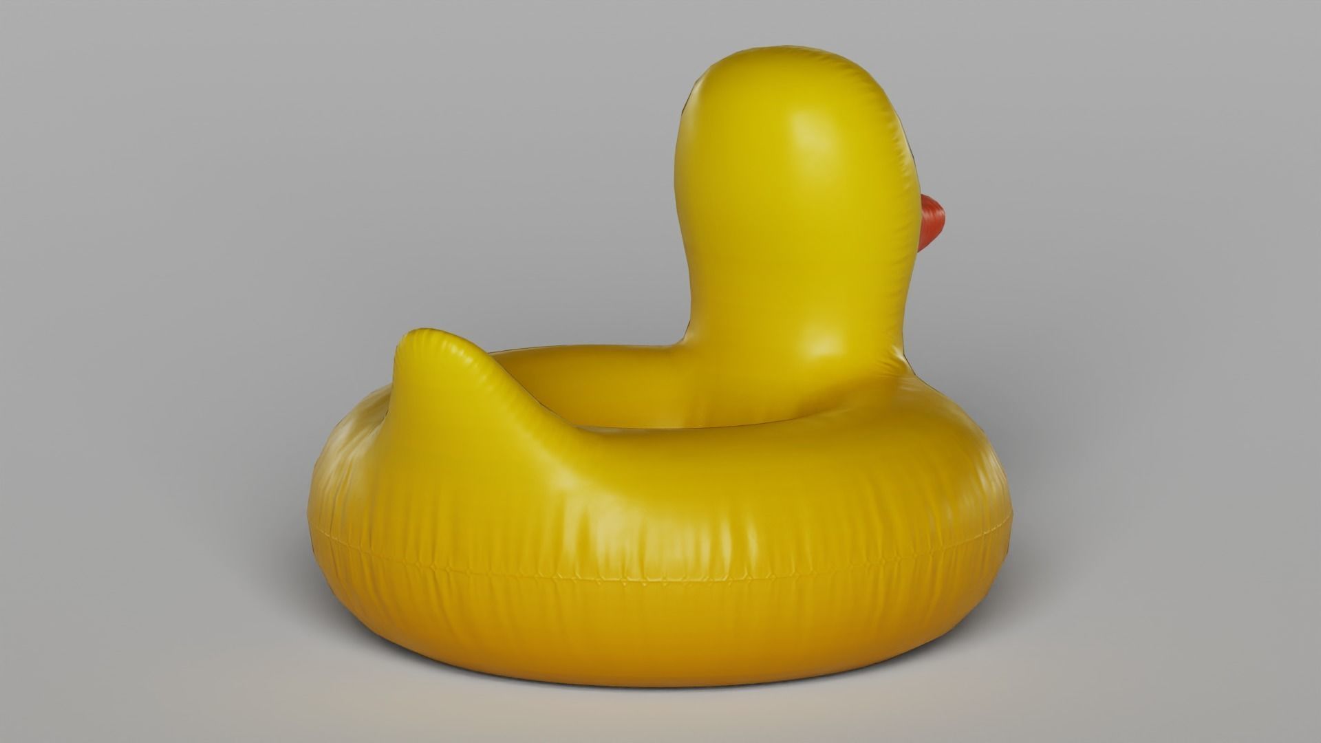 Giant Rubber Ducky Pool Float 3D model | CGTrader