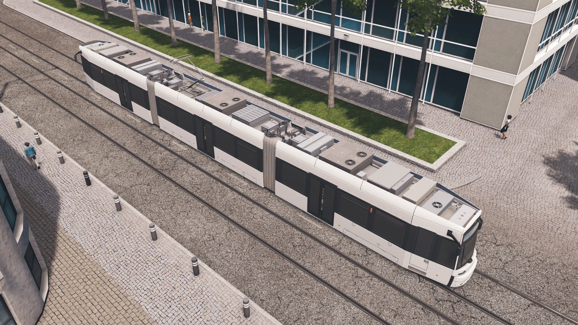 3D model Flexity Classic 100 Series Tram - Plain Livery VR / AR / low ...