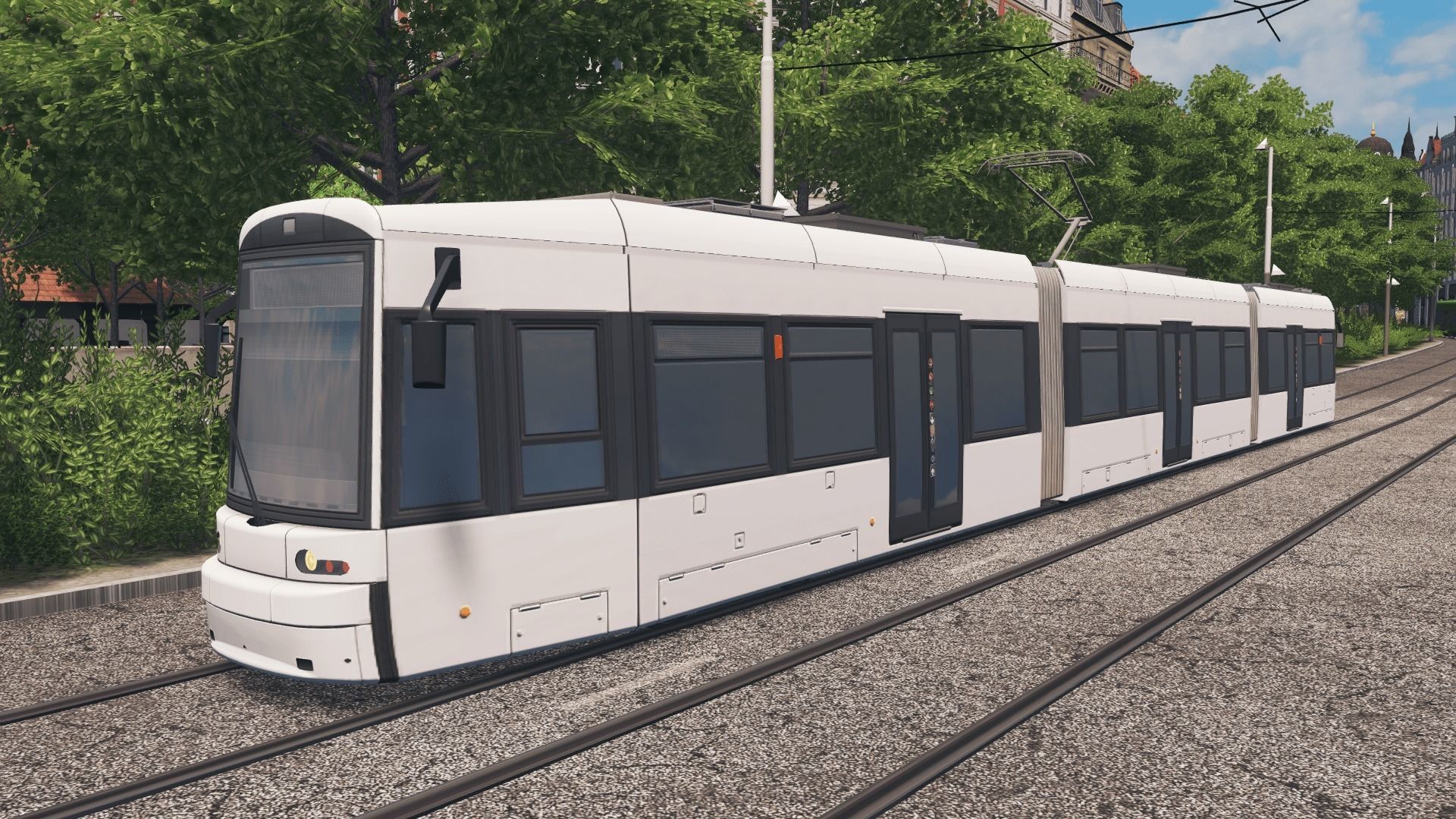 3D model Flexity Classic 100 Series Tram - Plain Livery VR / AR / low ...