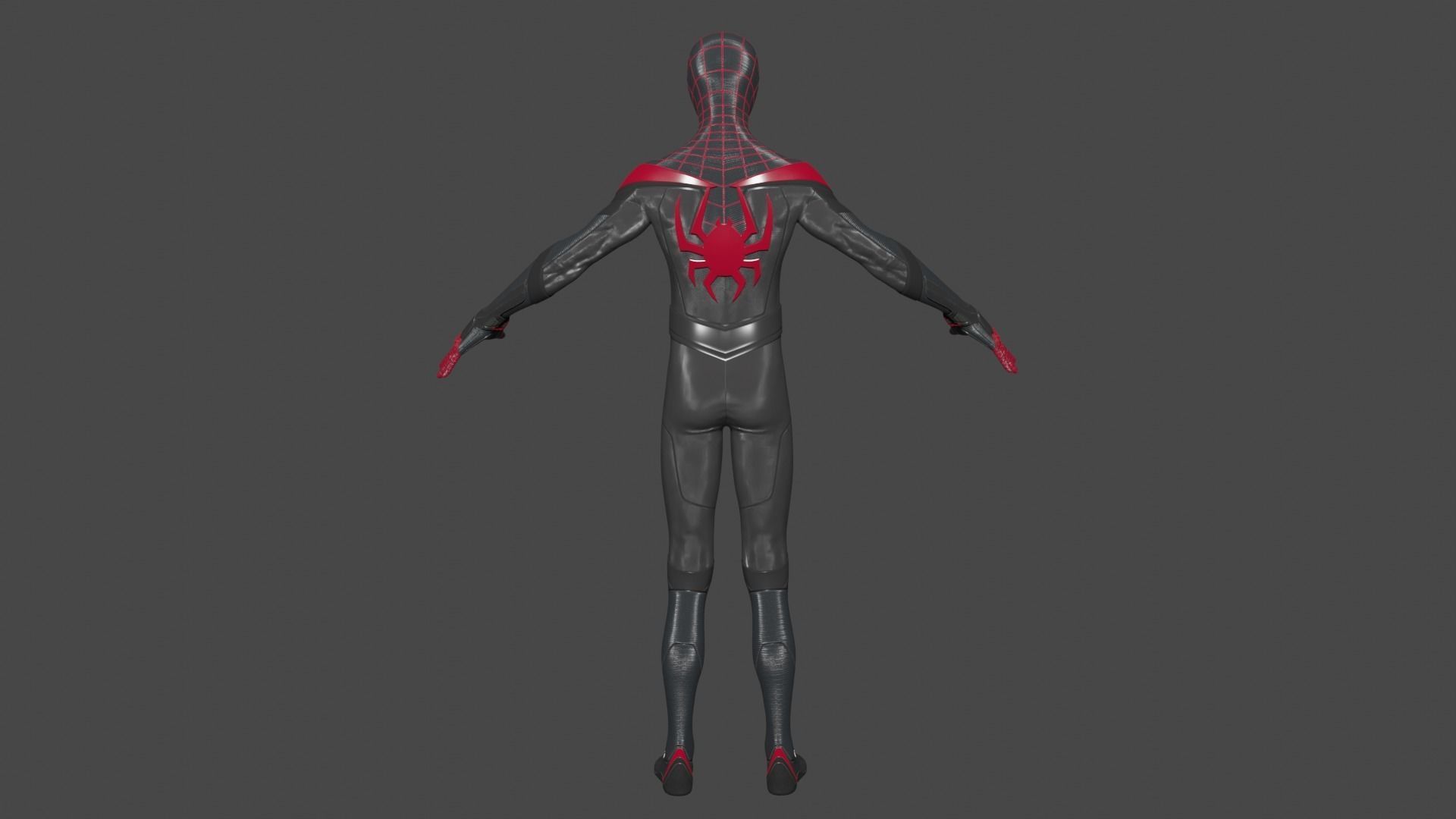 Spider-Man Miles Morales 3D model rigged | CGTrader