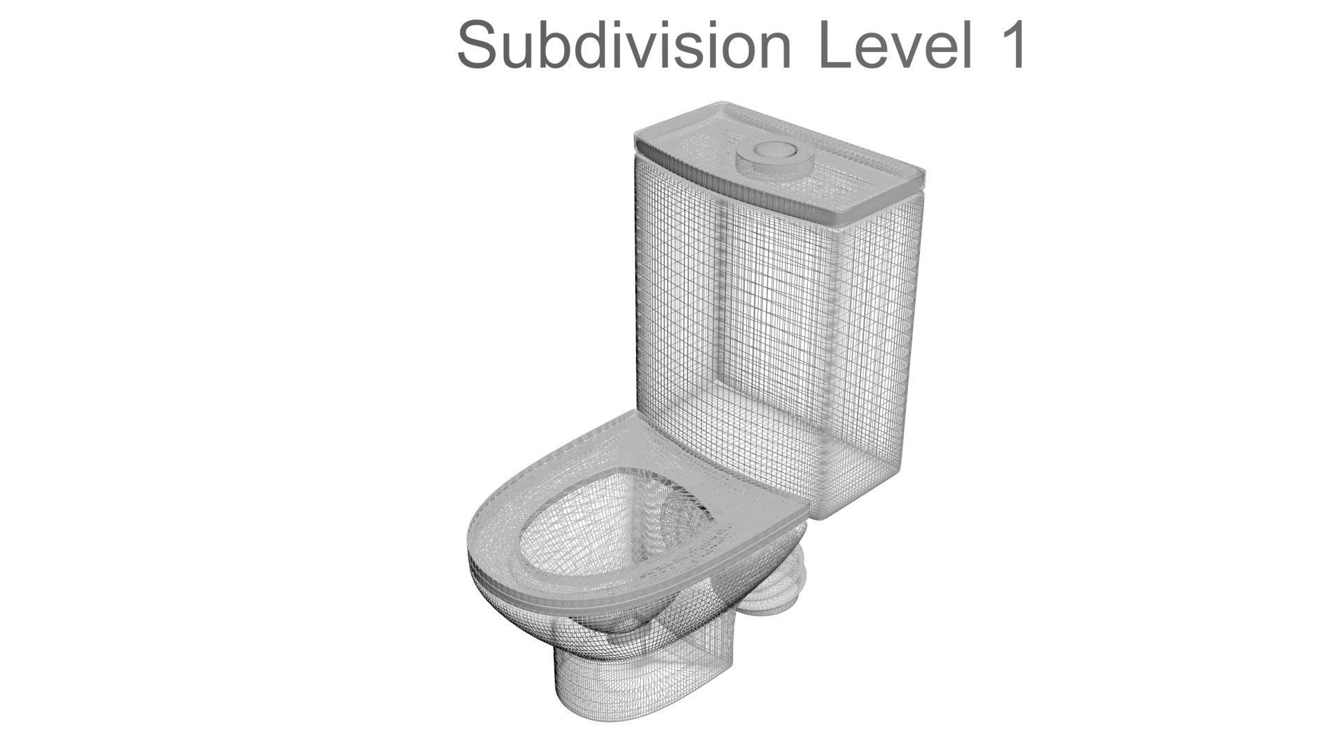 Colored Toilets Set 3D model | CGTrader
