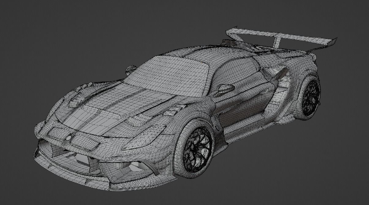 3D model Mansory Maserati MC20 widebody VR / AR / low-poly | CGTrader