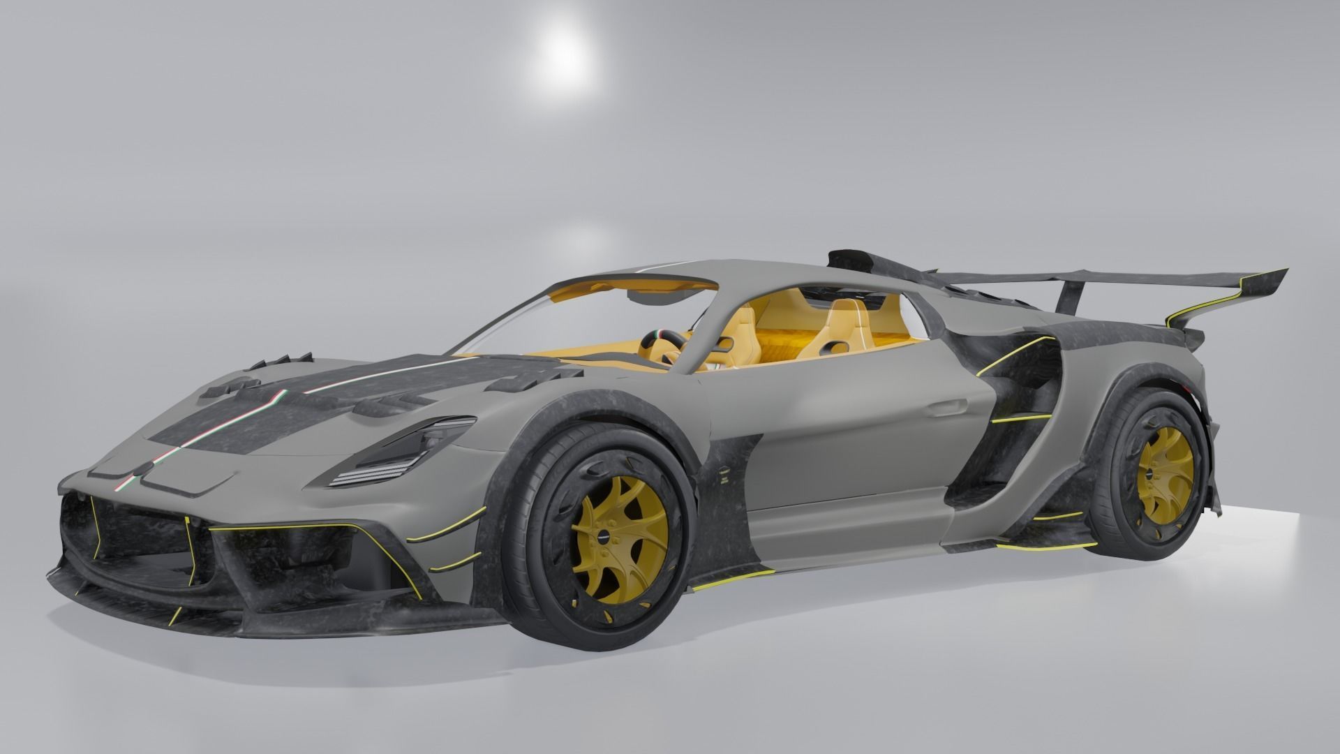 3D model Mansory Maserati MC20 widebody VR / AR / low-poly | CGTrader