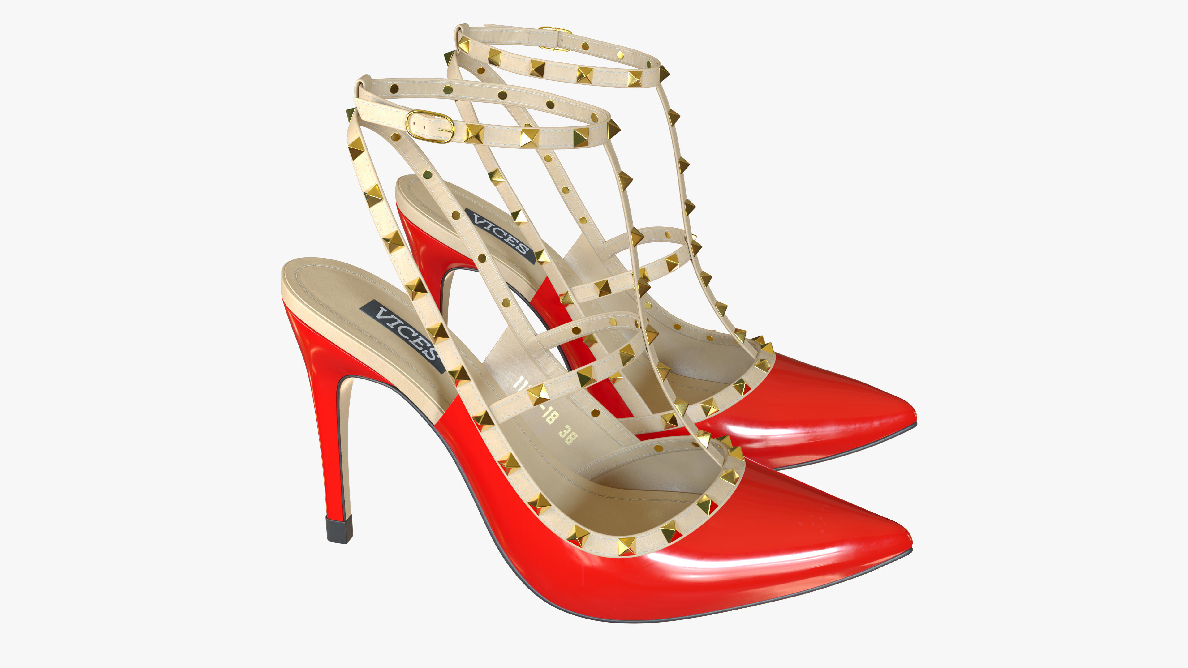 High Heels Woman Shoes 3D model | CGTrader