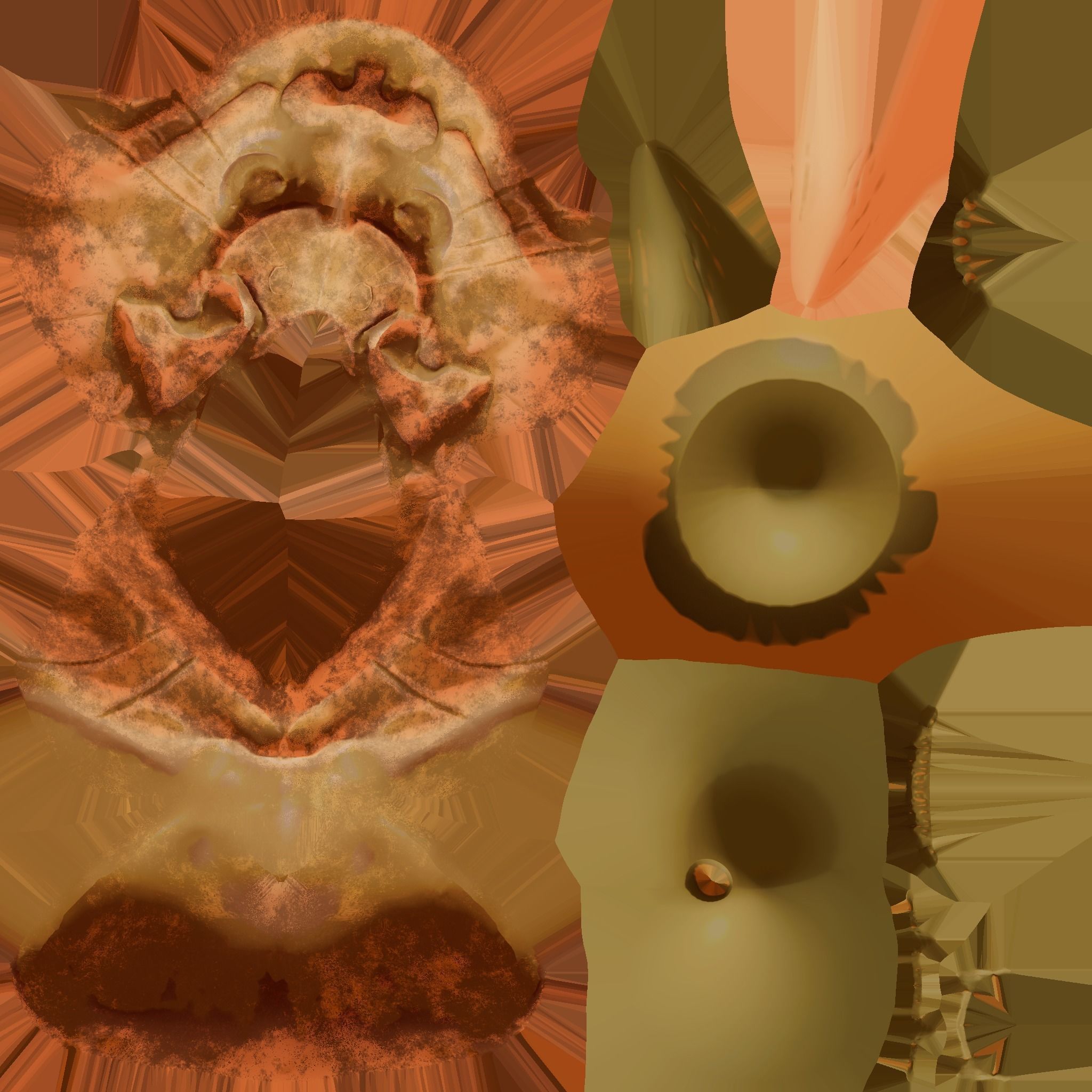 Demon mask hannia 3D model | CGTrader
