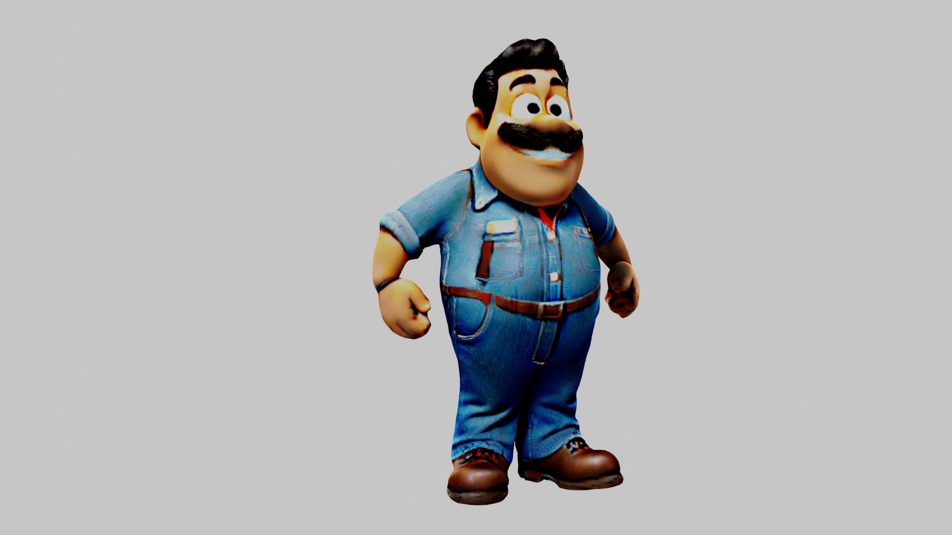 3D model Plumber Worker VR / AR / low-poly | CGTrader