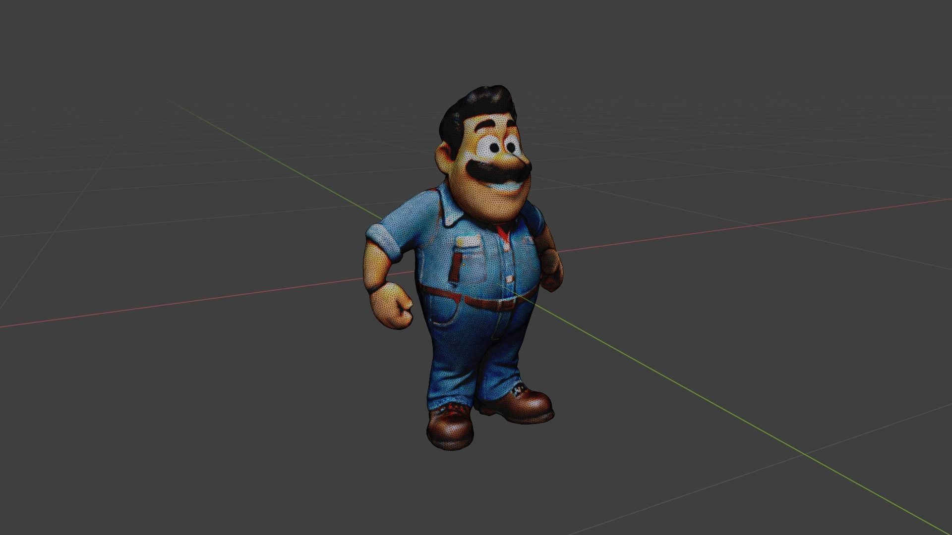 3D model Plumber Worker VR / AR / low-poly | CGTrader