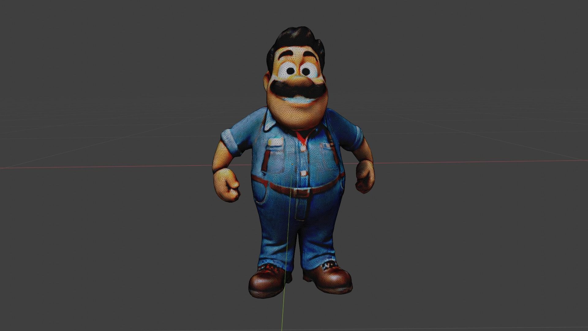 3D model Plumber Worker VR / AR / low-poly | CGTrader