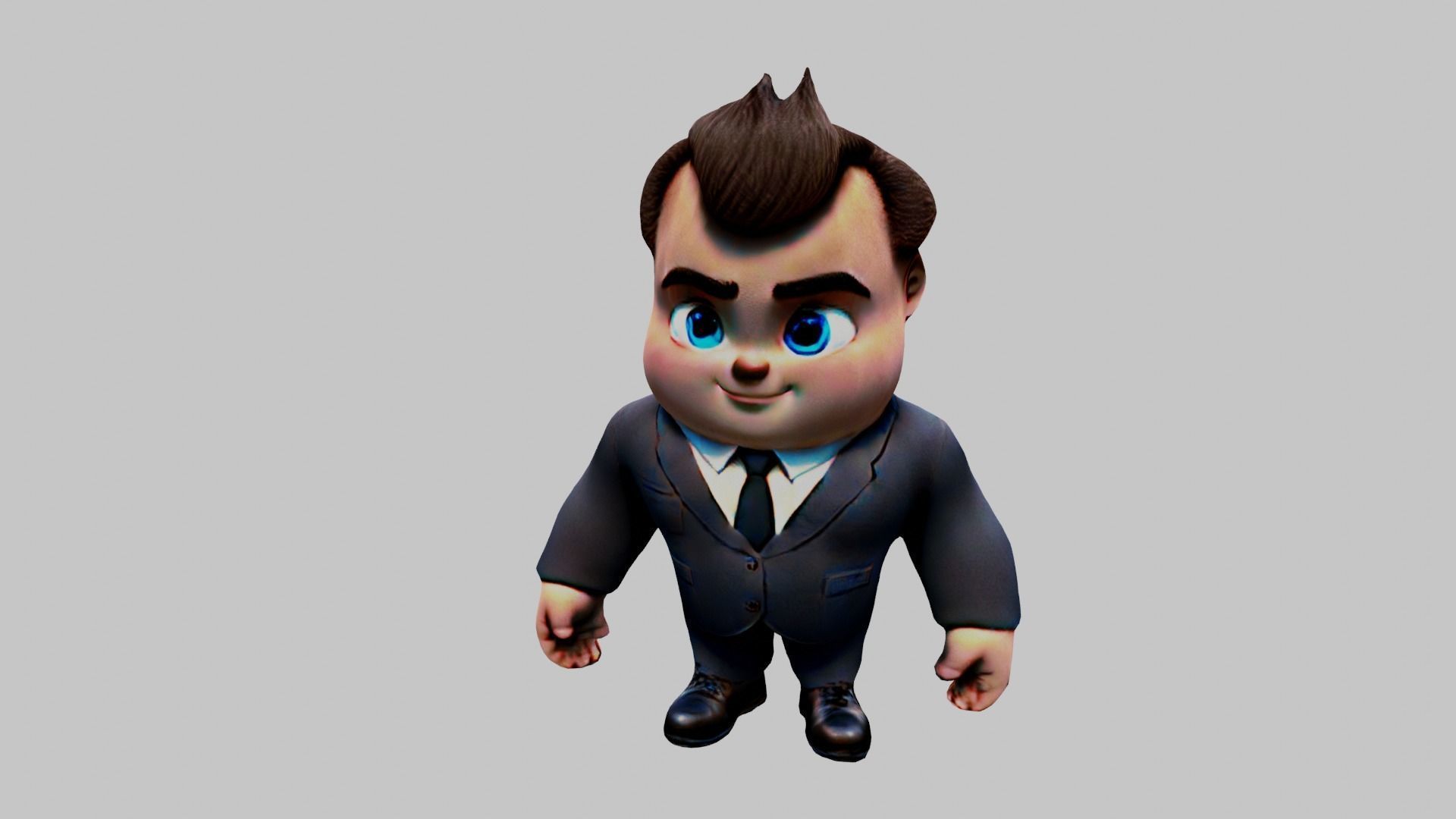 3D model Cartoon Boss Boy VR / AR / low-poly | CGTrader