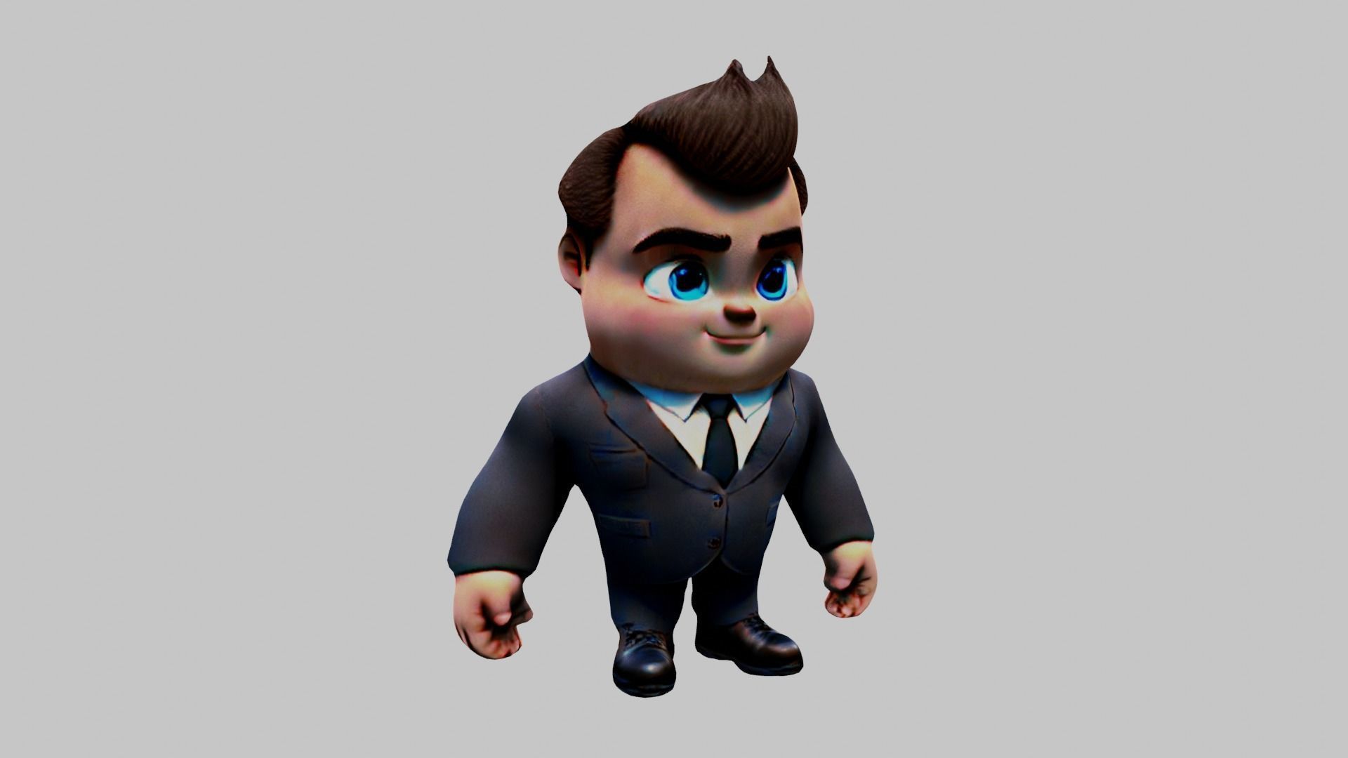 3D model Cartoon Boss Boy VR / AR / low-poly | CGTrader