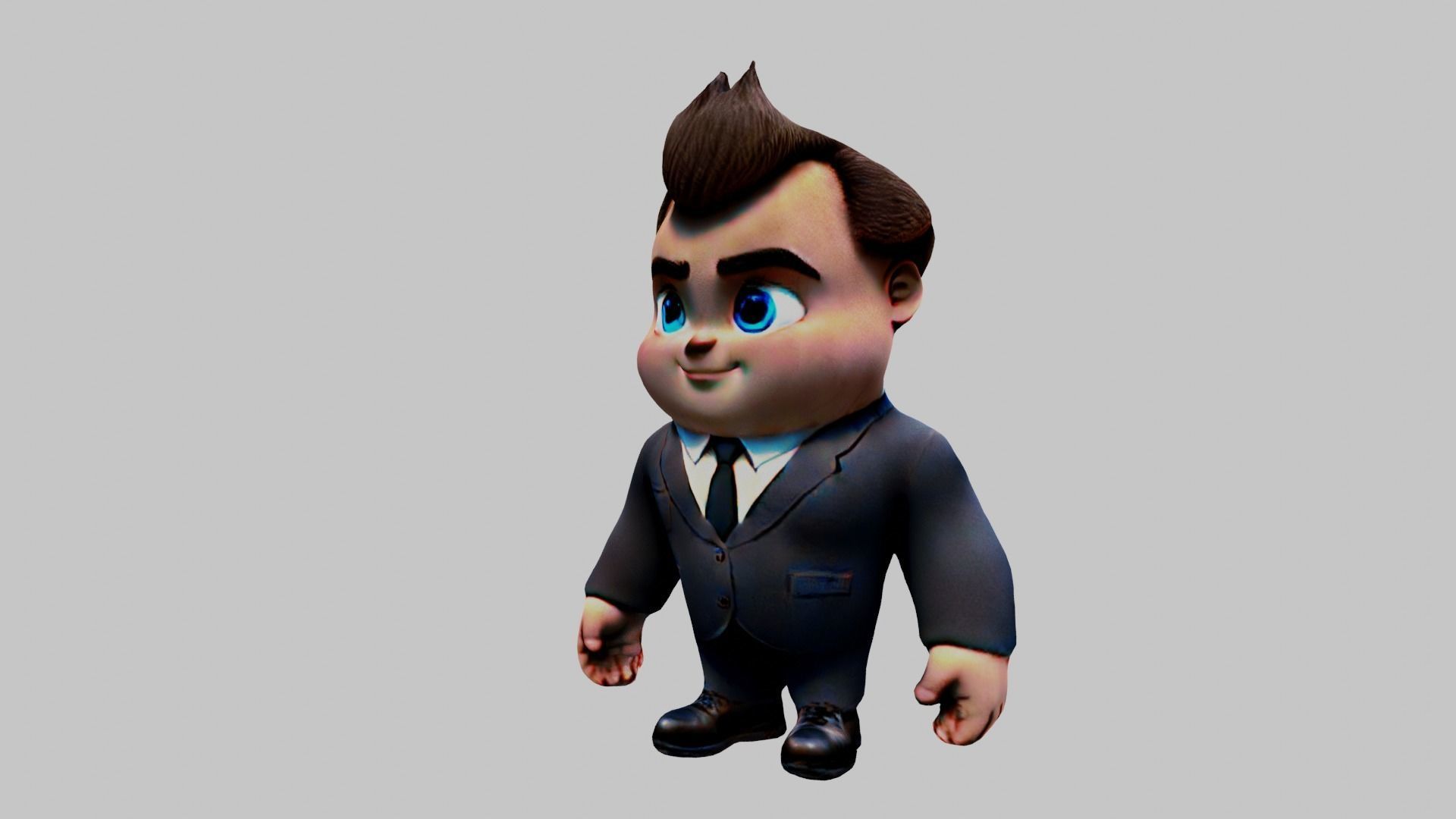 3D model Cartoon Boss Boy VR / AR / low-poly | CGTrader