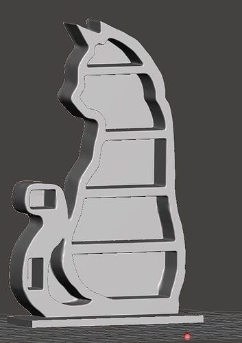 cat crystal display 3D model 3D printable | CGTrader