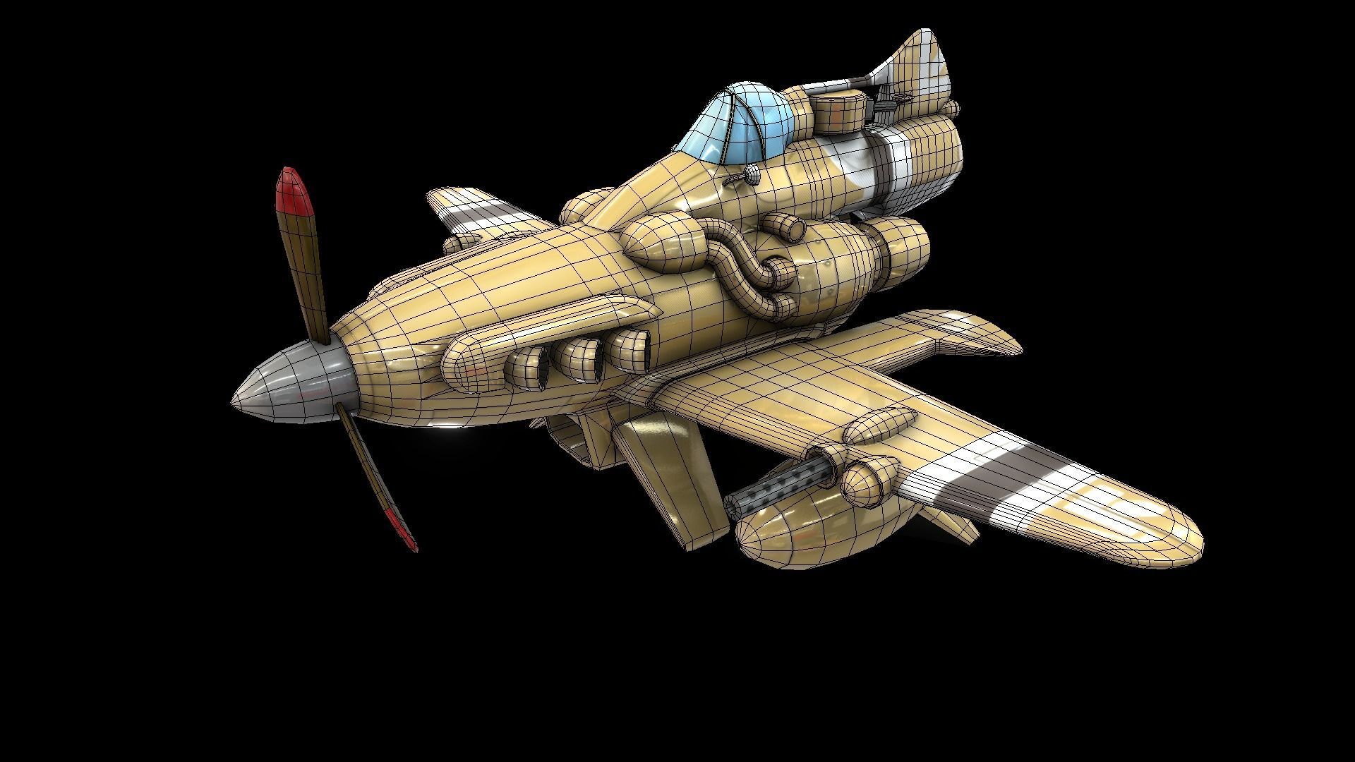 3D model PlaneVR VR / AR / low-poly | CGTrader